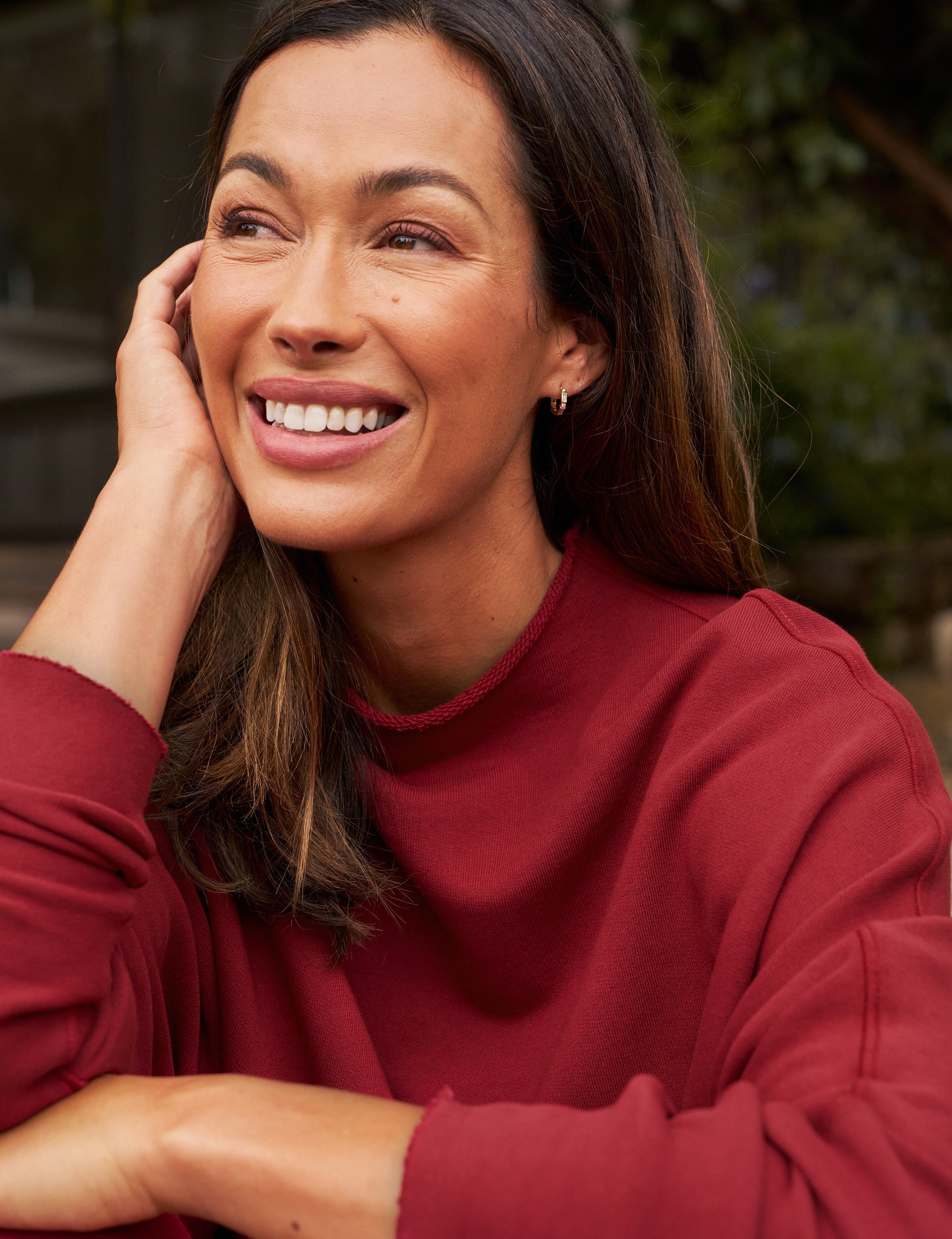 Aspen Travel Set, Effie Capelet & Favorite Sweatpants, Red – ReLoved by Frank & Eileen