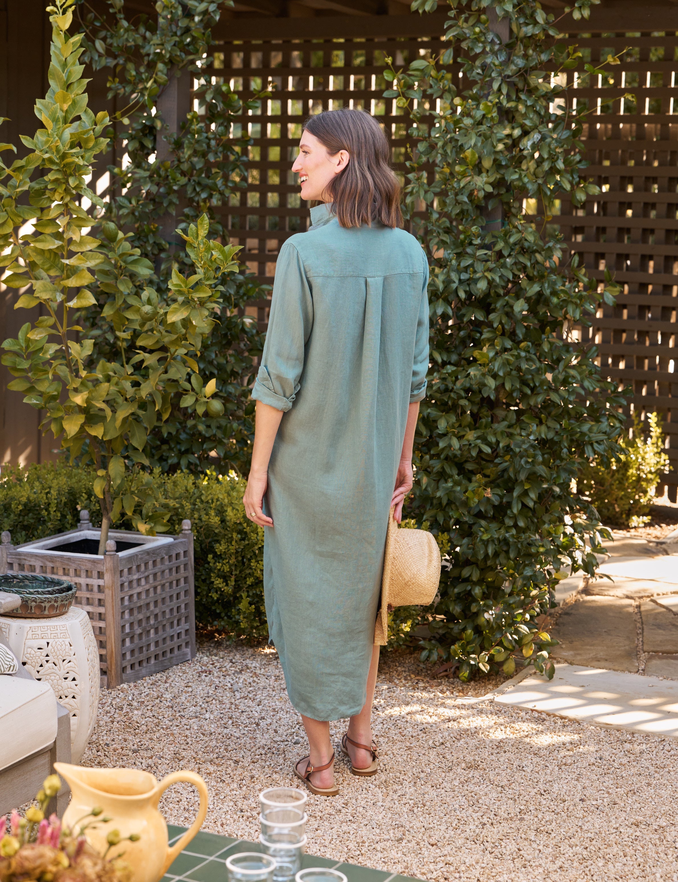 RORY Eucalyptus, Washed Linen – ReLoved by Frank & Eileen