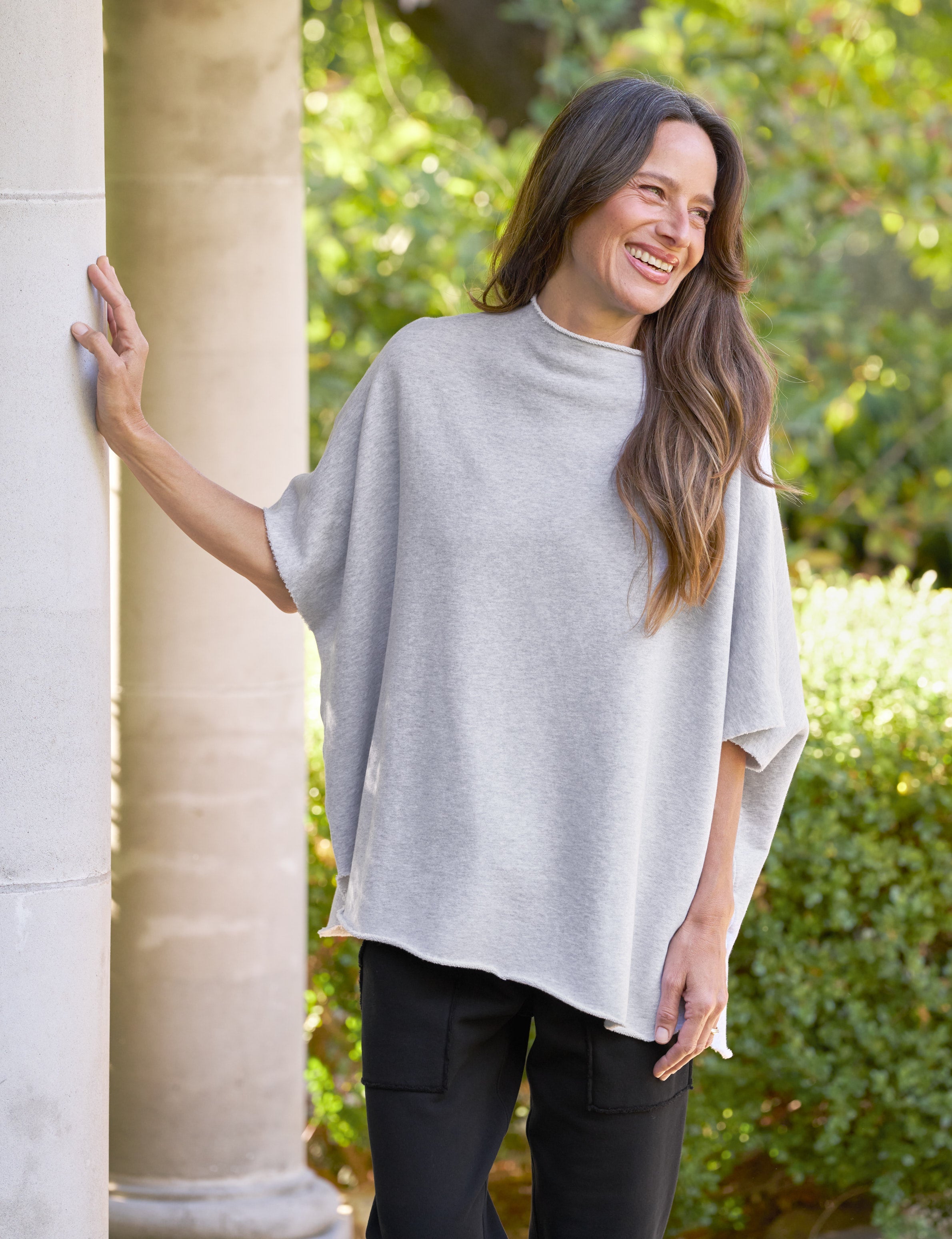 AUDREY Gray Melange, Triple Fleece – ReLoved by Frank & Eileen