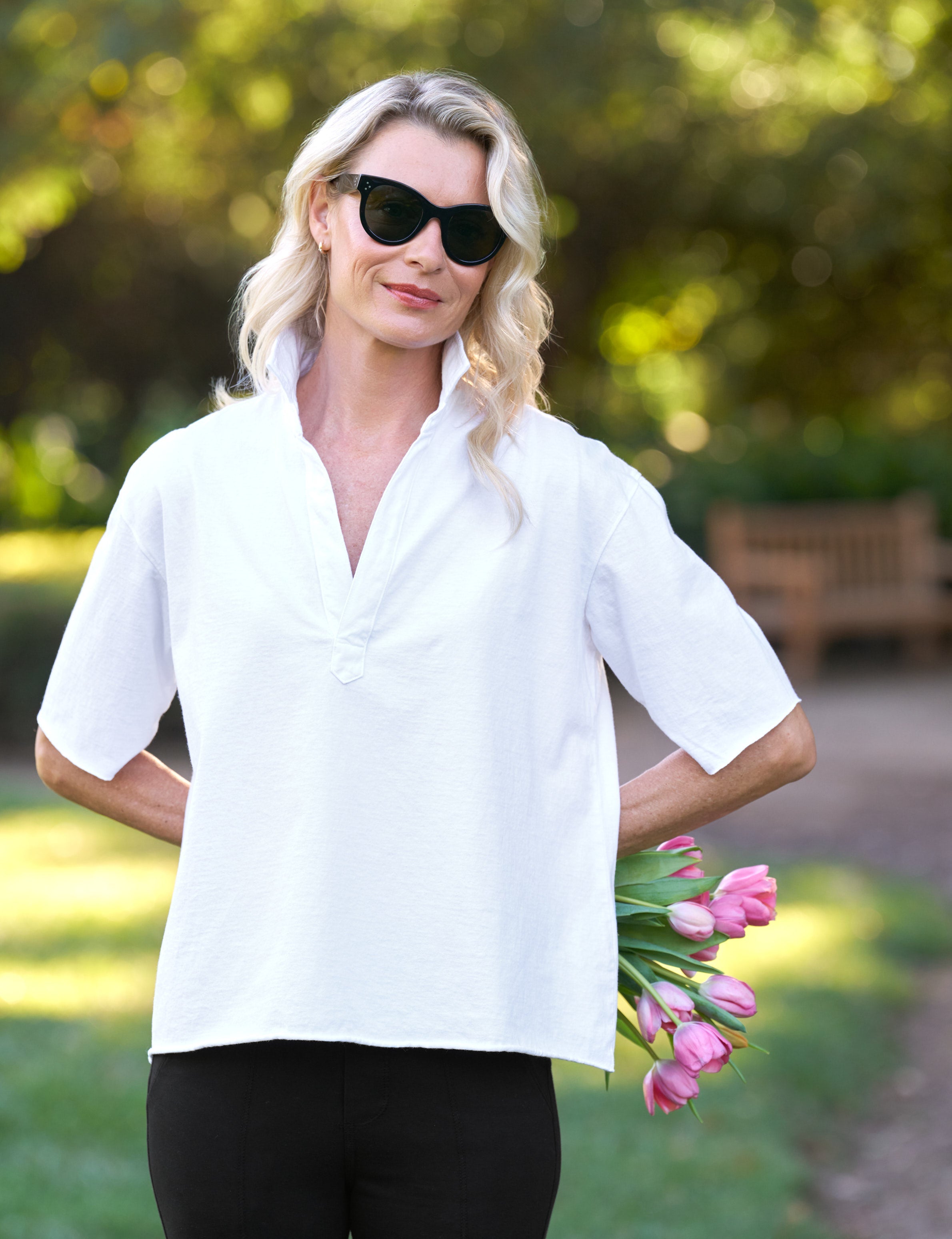 PATTY White, Heritage Jersey – ReLoved by Frank & Eileen