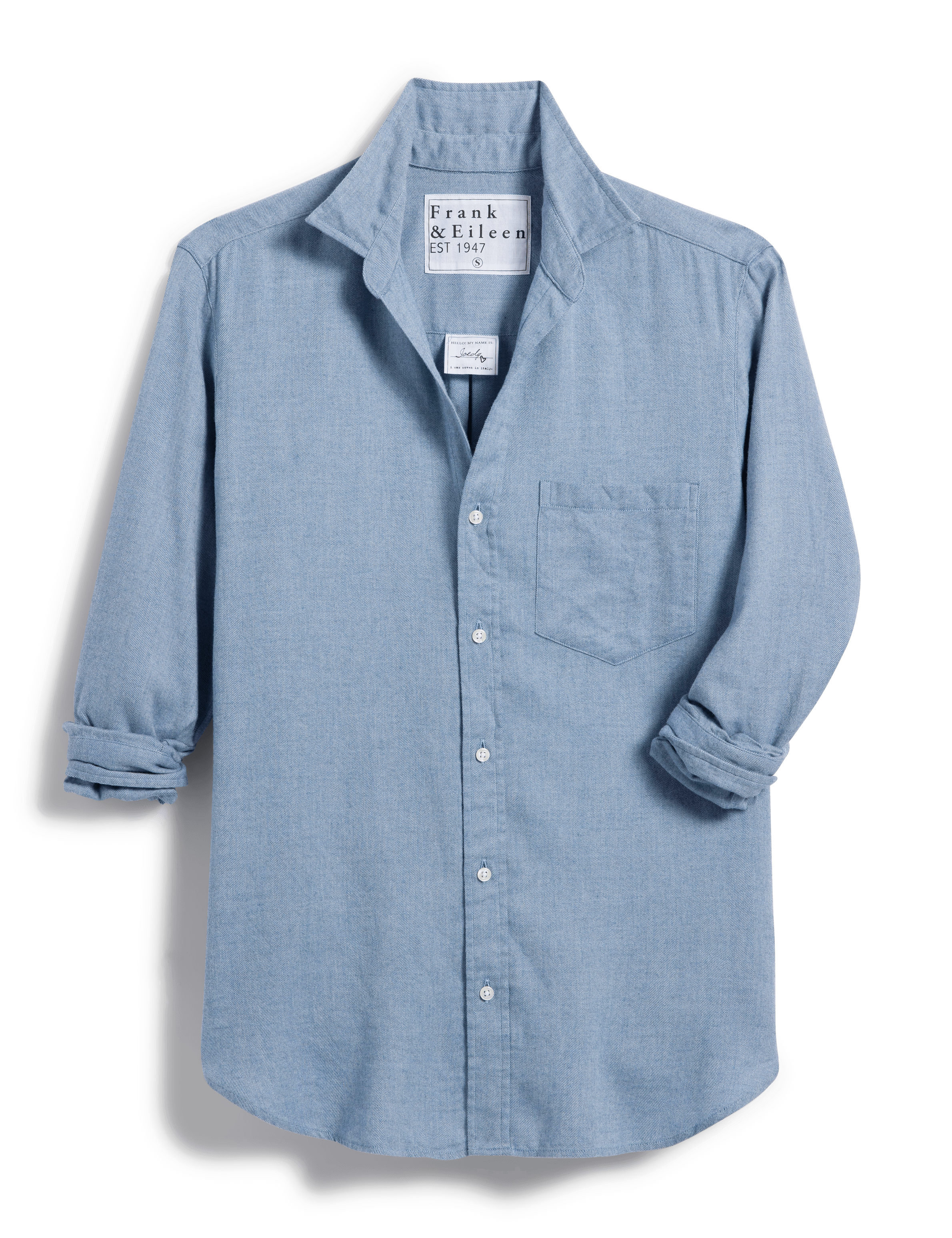JOEDY Blue Herringbone, Italian Flannel – ReLoved by Frank & Eileen